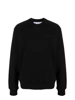 Off-White Diag Tab Crew-neck Sweatshirt - Black
