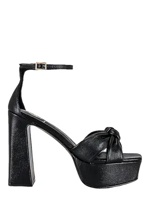 House Of Harlow 1960 Platform Sandals With Ankle Strap - Black