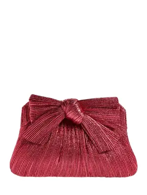 LOEFFLER RANDALL Loeffler Randall Rayne Plissé Clutch Fuchsia