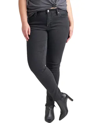 SILVER JEANS CO. Suki Skinny Jeans Black