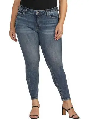 SILVER JEANS CO. Suki Skinny Jeans - Blue