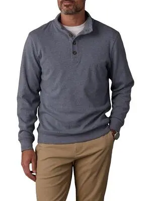 THE NORMAL BRAND Puremeso Mock Neck Top - Bluestone
