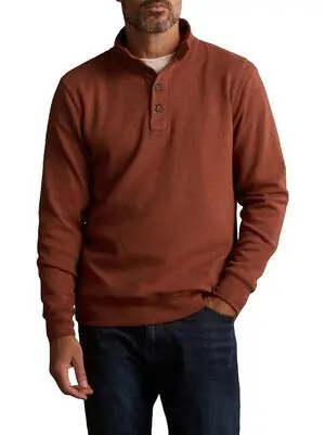 THE NORMAL BRAND Puremeso Mock Neck Top - Spiced Brandy