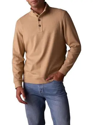 THE NORMAL BRAND The Normal Brand Puremeso Mock Neck Top Toffee