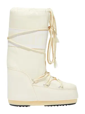 BIRKENSTOCK Boston Exquisite Buckle Leather Clogs Cream