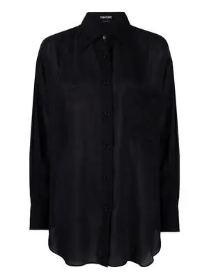 TOM FORD Long-Sleeved Lyocell Shirt