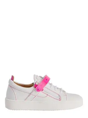 GIUSEPPE ZANOTTI Coby Touch-strap Sneakers - White