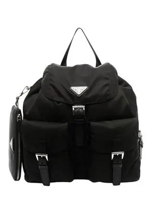 Prada Re-nylon Backpack - Black