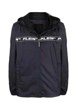 Philipp Plein Logo-print Windbreaker - Blue