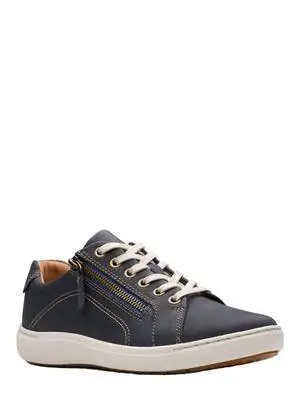 Clarks Nalle Lace-up Sneaker - Navy Nubuck