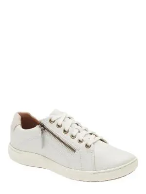 Clarks Nalle Lace-up Sneaker - White Leather