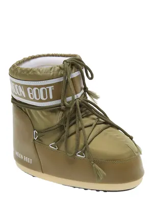 Moon Boot Moon Boot® Classic Low 2 Water Repellent Nylon Boot Khaki
