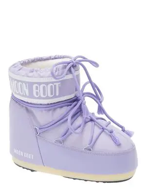 Moon Boot Moon Boot® Classic Low 2 Water Repellent Nylon Boot Lilac