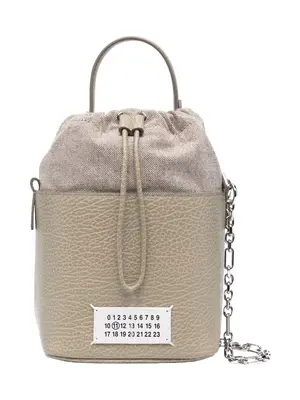 MAISON MARGIELA 5ac Small Bucket Bag - Neutrals