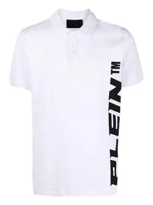 Philipp Plein Logo Short-sleeve Polo Shirt - White