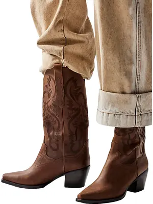 Jeffrey Campbell Jeffrey Campbell Dagget Western Boots Brown