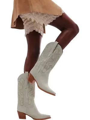 Jeffrey Campbell Jeffrey Campbell Dagget Western Boots Light Blue