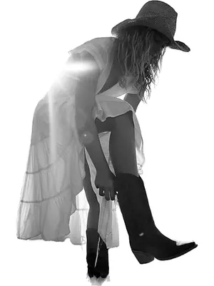 Jeffrey Campbell Jeffrey Campbell Dagget Western Boots Tan Distressed