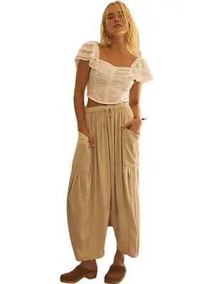 Free People Quinn Pants Stone Cold