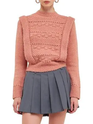 Endless Rose Chunky Knit Sweater - Dusty Rose