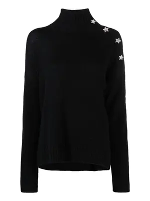 Zadig&Voltaire Alma Star-charm Jumper - Black