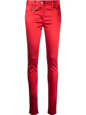 1017 Alyx 9sm Deville Zip Detail Trousers - Red