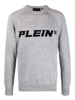 Philipp Plein Logo-print Jumper - Grey