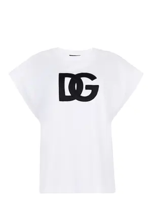 Dolce & Gabbana Logo-patch T-shirt - White