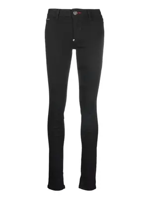 Philipp Plein High-rise Skinny Jeggings - Black