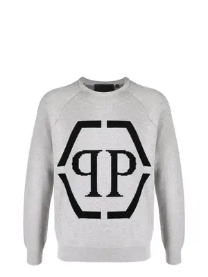 Philipp Plein Logo-print Sweatshirt - Grey
