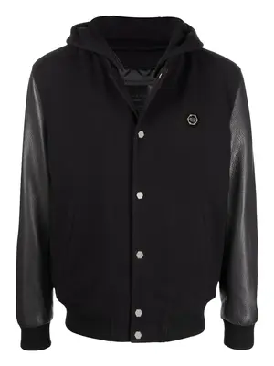 Philipp Plein Long-sleeve Bomber Jacket - Black
