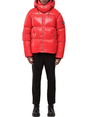 Mackage Mackage Kent Short Hooded Puffer Coat Punch