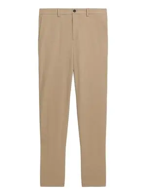 Theory Zaine Precision Ponte Slim-Straight Pants Feather