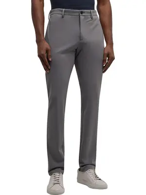 Theory Zaine Precision Ponte Slim-Straight Pants Ston