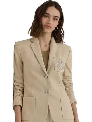 Ralph Lauren Ralph Lauren Bullion Jacquard Blazer Explorer Sand