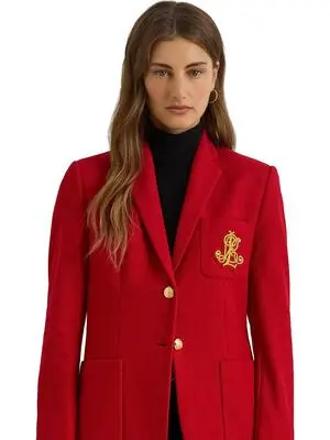 Ralph Lauren Ralph Lauren Bullion Jacquard Blazer Ralph Red
