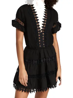 Peixoto Ora Mini Dress - Black