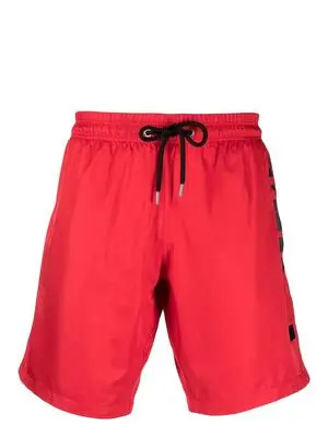 Philipp Plein Logo-print Swimming Shorts - Red
