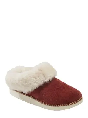 Olukai Ku'i Genuine Shearling Slipper Canoe/tan