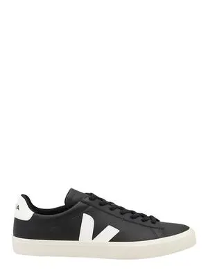 VEJA Campo Easy Two-tone Leather Sneakers - Black/white