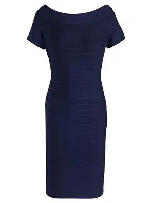 Herve Leger Bandage Mini Dress - Navy