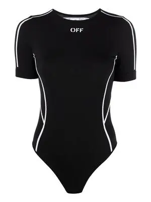 Off-White Off-stamp Seamless Bodysuit - Black