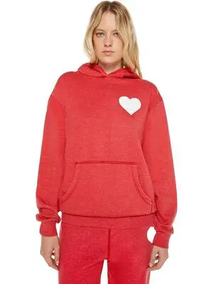 Sprwmn Heart Hoodie - Red