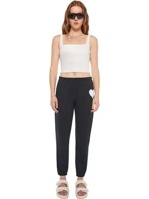 Sprwmn Heart Sweatpants Black