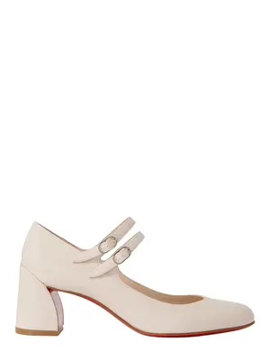 CHRISTIAN LOUBOUTIN Miss Jane 55 Patent-Leather Pumps