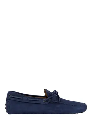TOD'S Gommino Suede Driving Shoes - Blue
