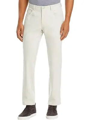 Peter Millar Crown Sport Performance Five-pocket Pants - Stone