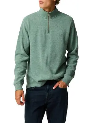 Rodd & Gunn RODD & GUNN Alton Ave Quarter Zip Sweater Fern