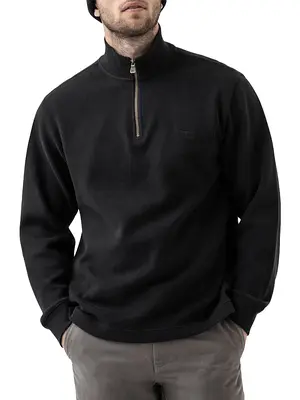 Rodd & Gunn Alton Ave Quarter Zip Sweater Noir