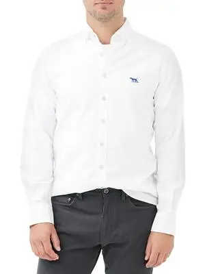 Rodd & Gunn Gunn Oxford Sports Fit Shirt - Blanc